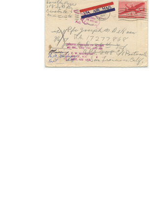 "1951-05-30, Dorothy to Joseph" by Dorothy Page and Joseph DeHaan